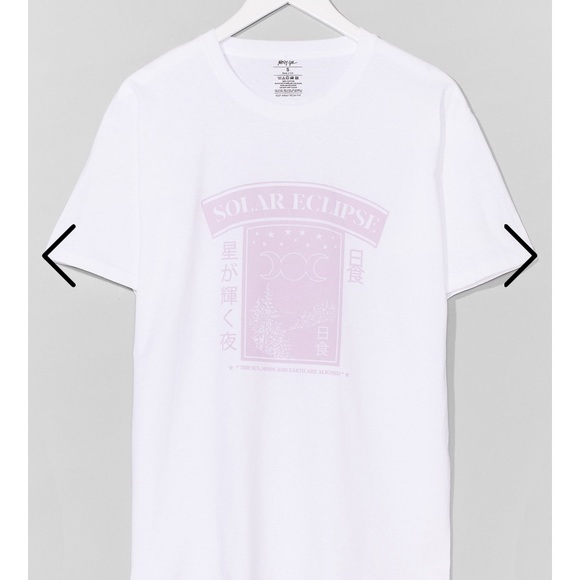 Nasty Gal | Tops | Brand New Nasty Gal Solar Eclipse Graphic Tee | Poshmark